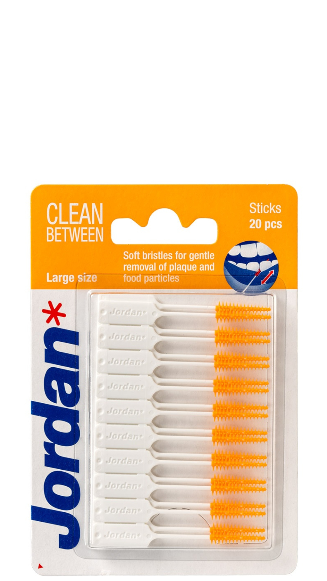 Jordan Dental Sticks Clean Between Large 20s - Plusjevoordeel