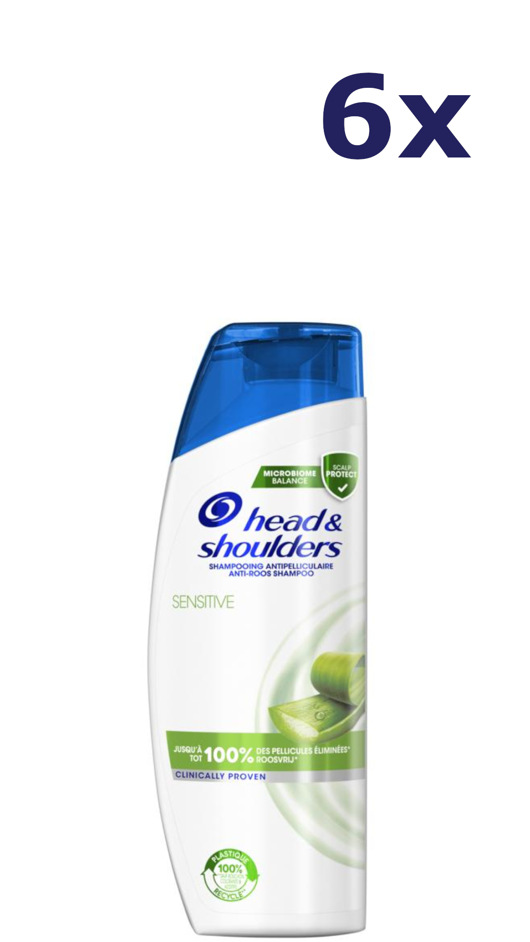 6x Head & Shoulders Shampoo – Sensitive 285 ml - Plusjevoordeel
